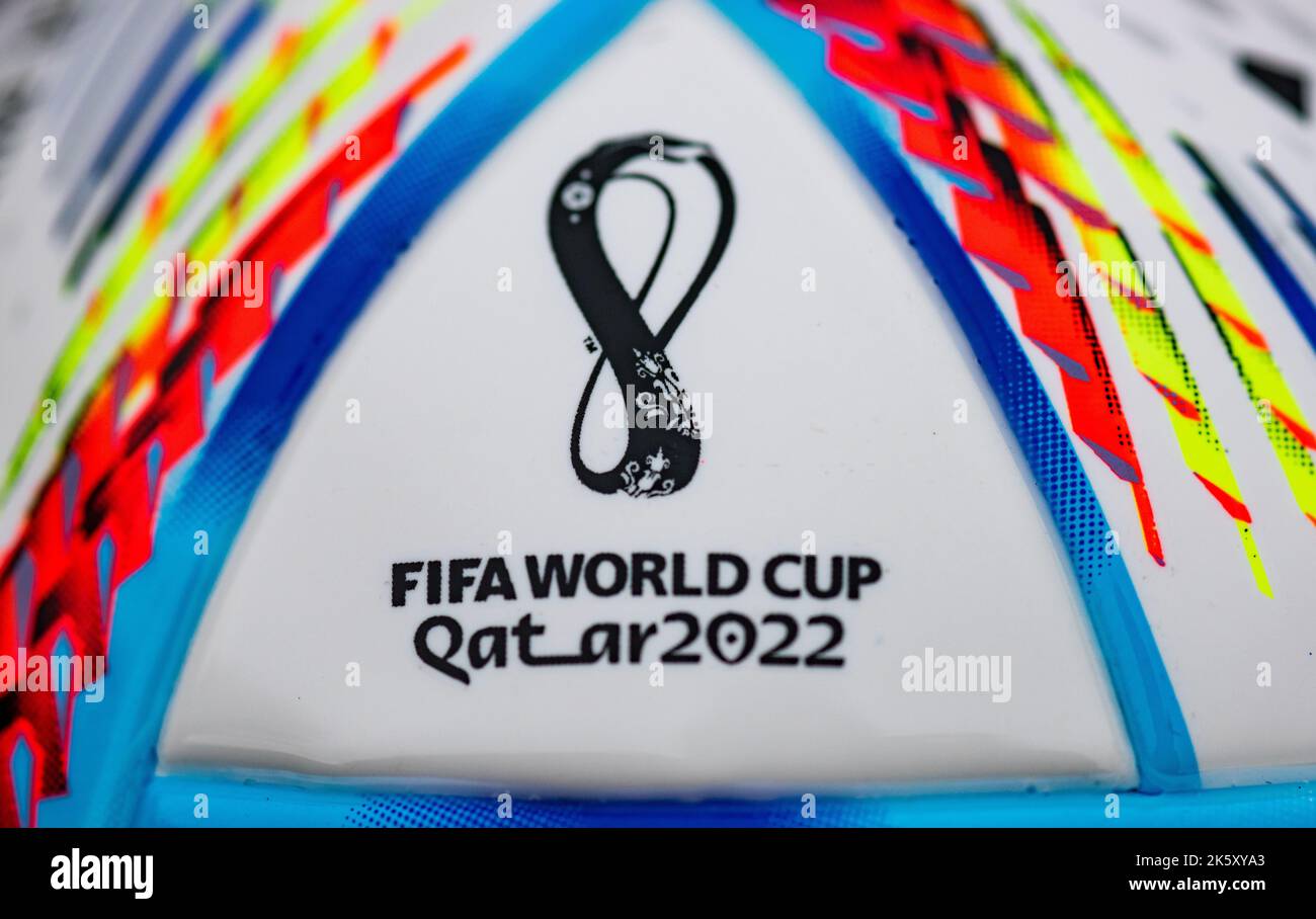 September 25, 2022, Doha, Qatar, The official ball of the 2022 FIFA ...