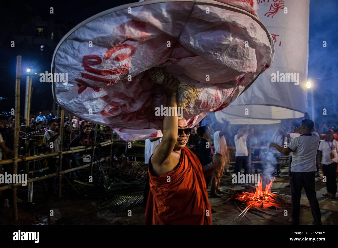 Candid photography Of Lanterns Being Released During the Probarona ...