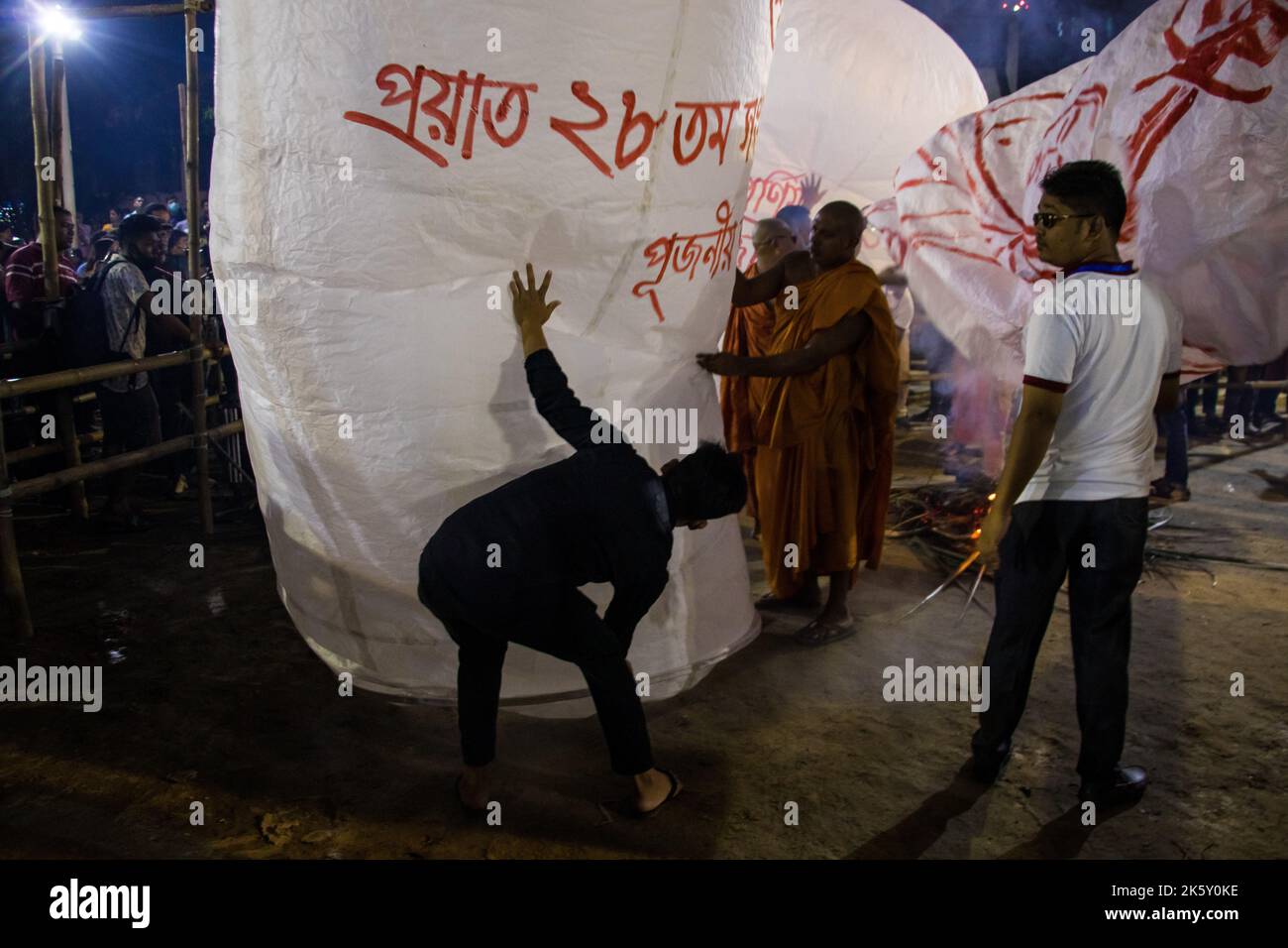 Candid photography Of Lanterns Being Released During the Probarona ...