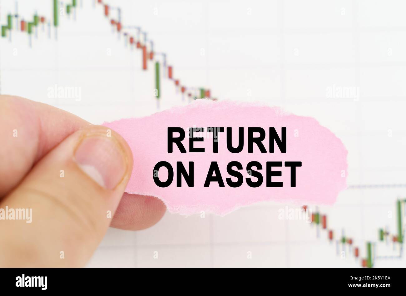 Business and trading concept. Against the background of the quote chart ...