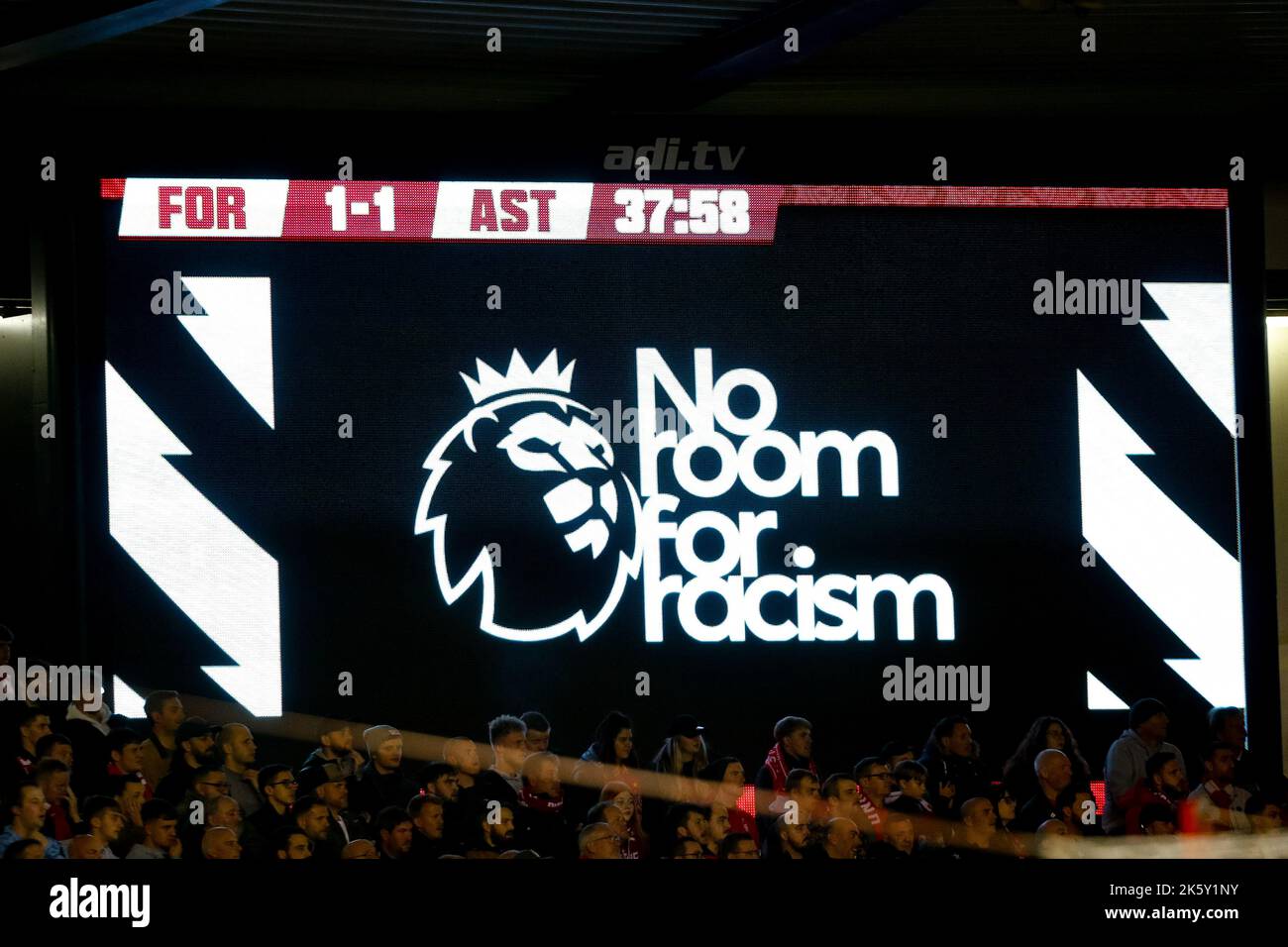 The City Ground, Nottingham, Nottinghamshire, England; 10th October ...
