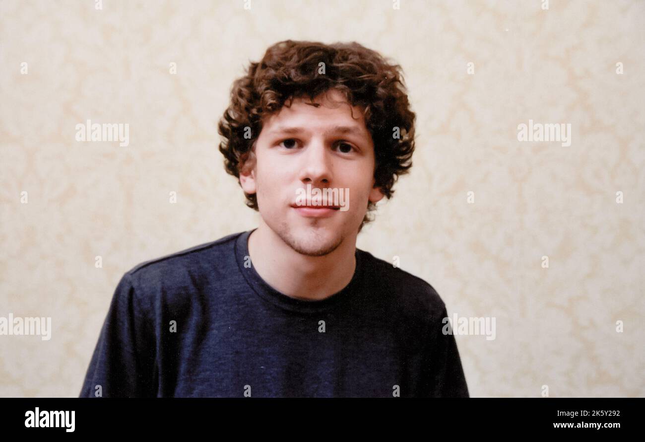 Retro celebrity portraits - Jesse Eisenberg, circa 2005. For Editorial ...