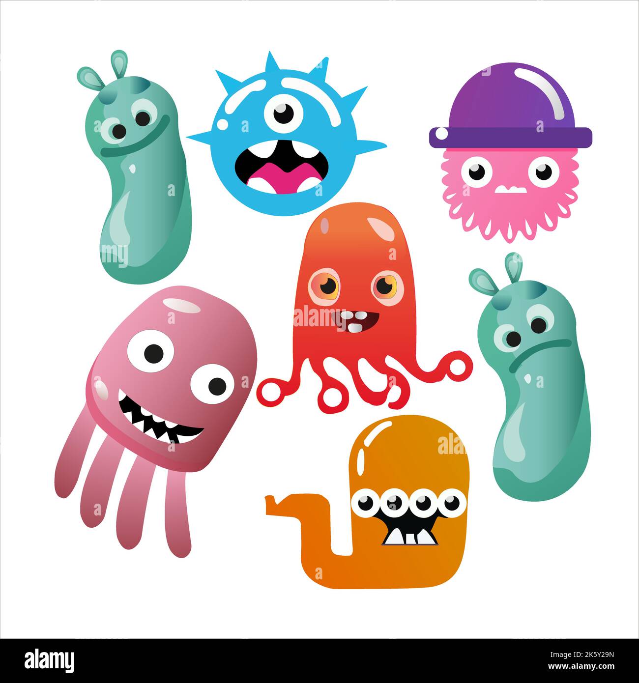 Monsters cute hi-res stock photography and images - Alamy