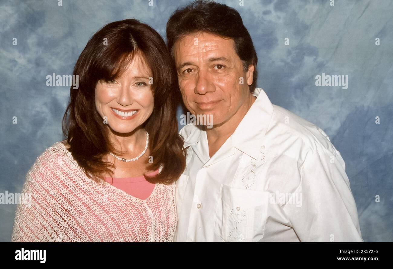 Retro celebrity portraits - Mary McDonnell, Edward James Olmos, circa ...