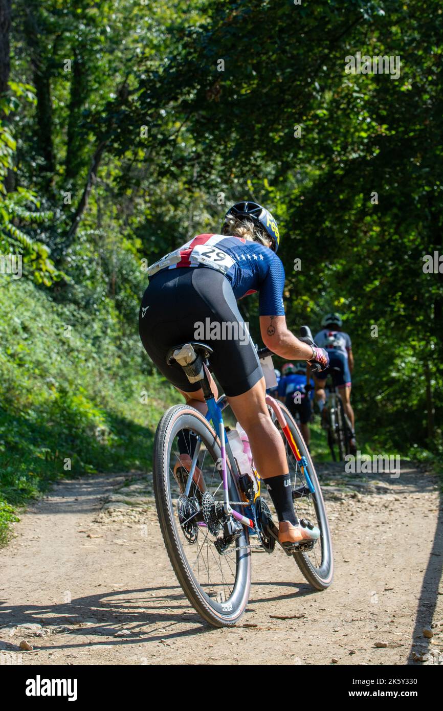 Sarah Sturm (USA) - Gravel World Championship 2022 Stock Photo - Alamy