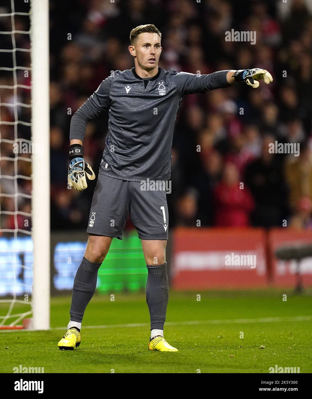 Nottingham Forest goalkeeper Dean Henderson during the Premier League ...