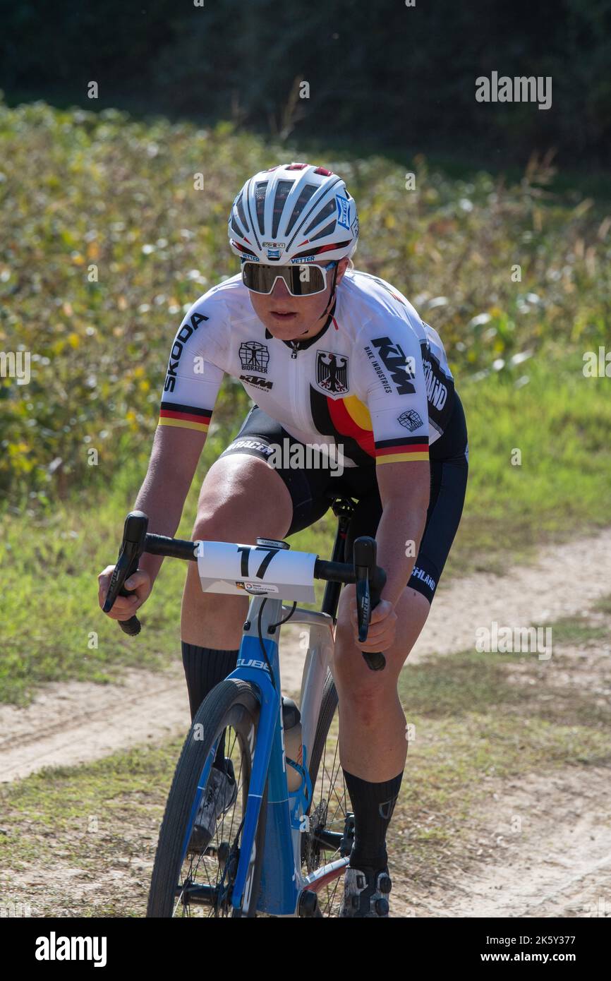 Janine Schneider (Germany) - Gravel World Championship 2022 Stock Photo ...