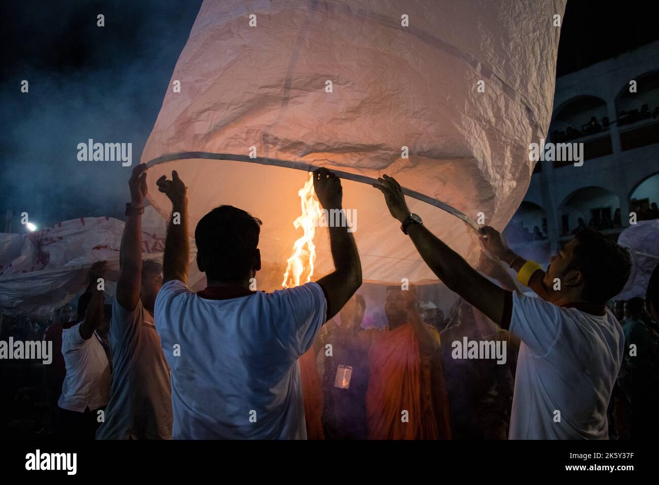 Candid photography Of Lanterns Being Released During the Probarona ...
