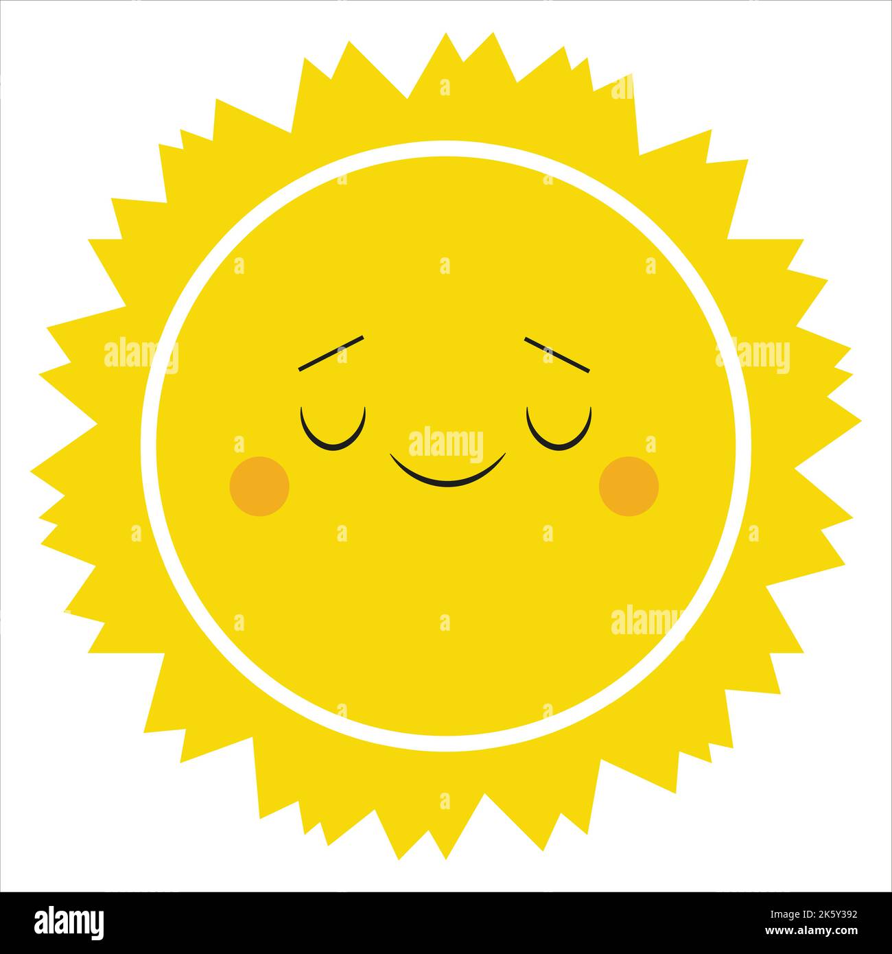Sun smiling vector hi-res stock photography and images - Alamy
