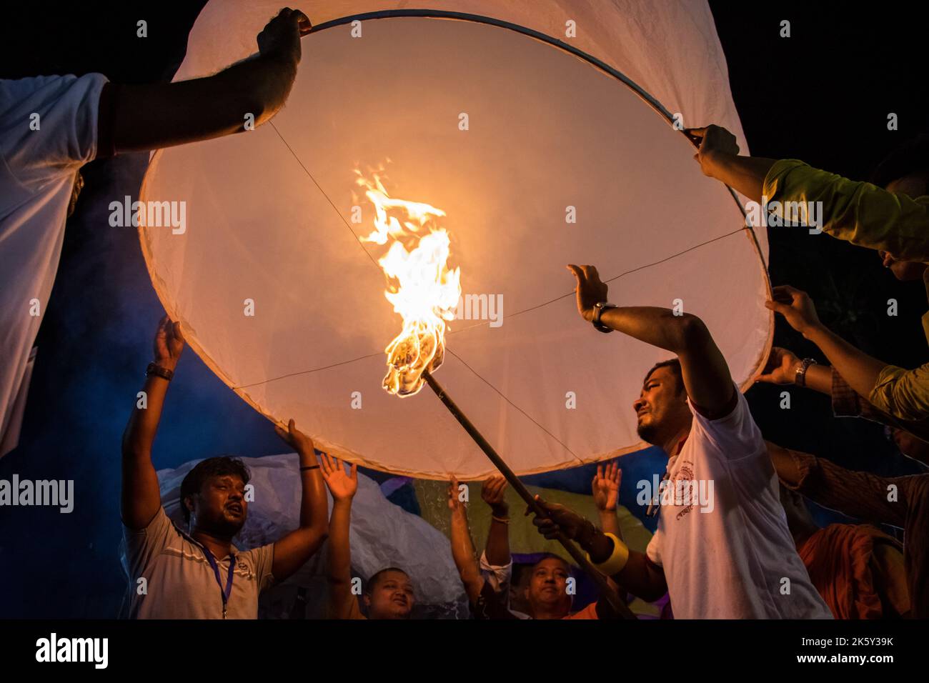 Candid photography Of Lanterns Being Released During the Probarona ...