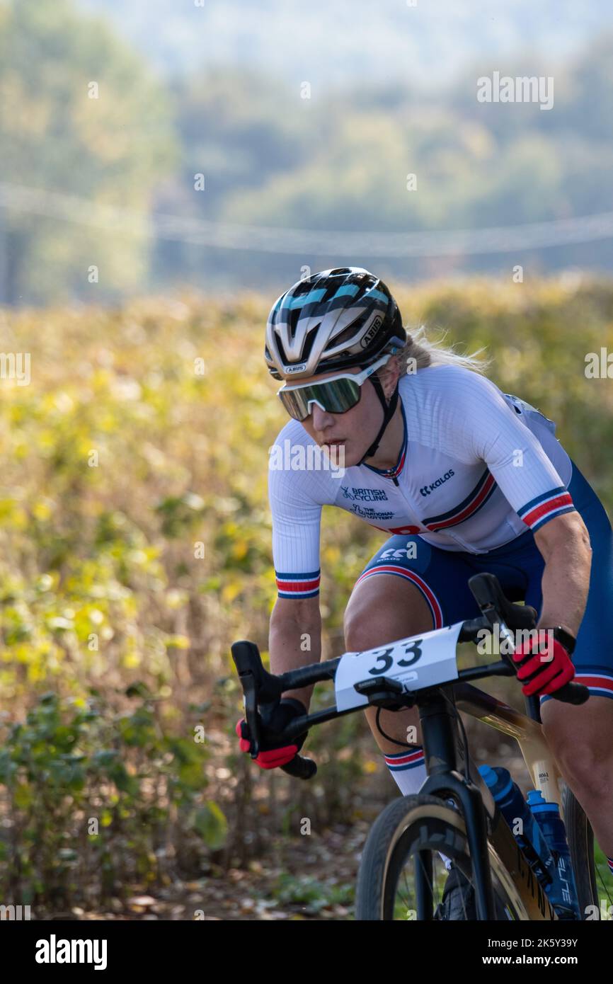 Hayley Simmonds (Great Britain) - Gravel World Championship 2022 Stock ...