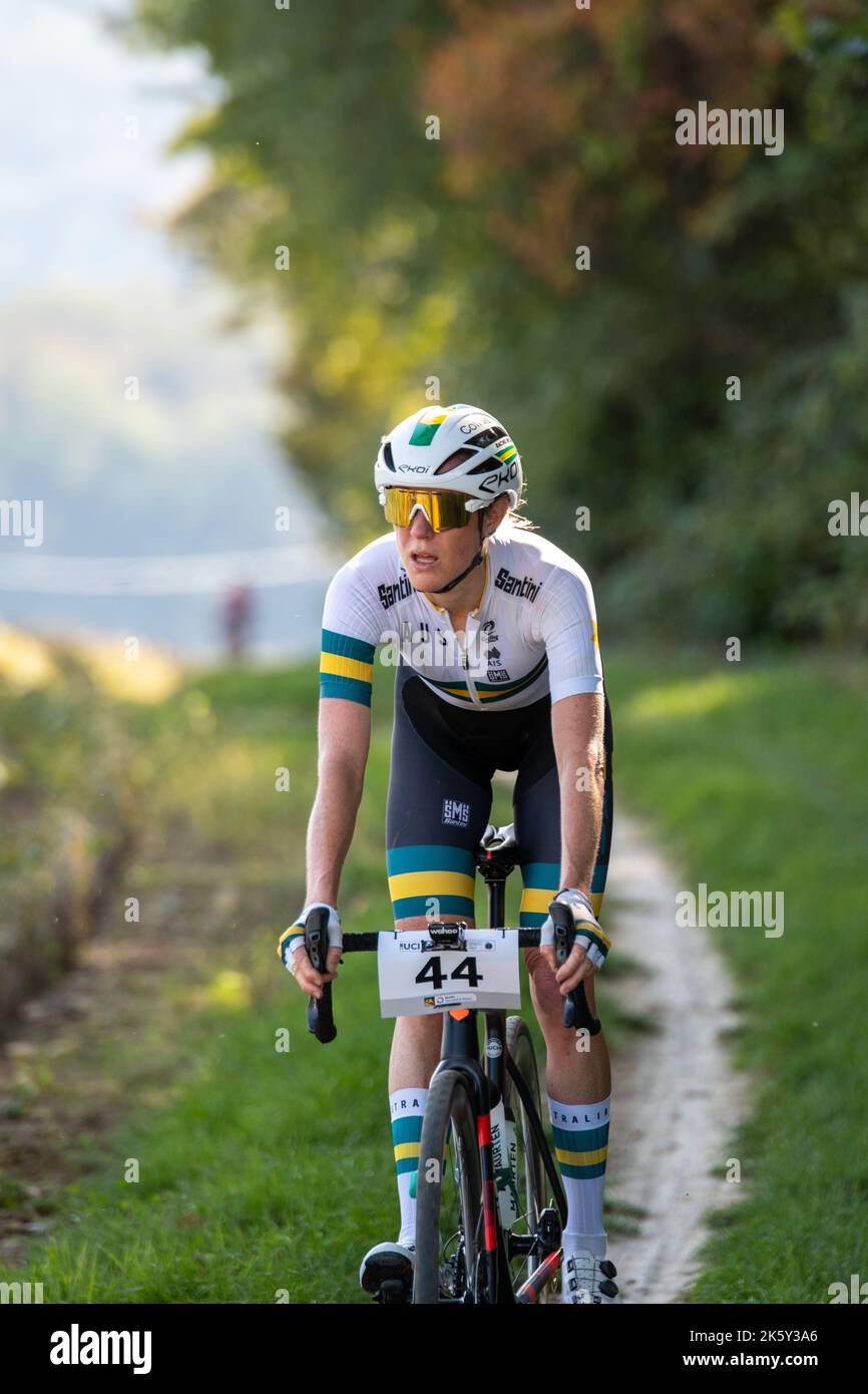 Rachel Neylan (Australia) - Gravel World Championship 2022 Stock Photo ...