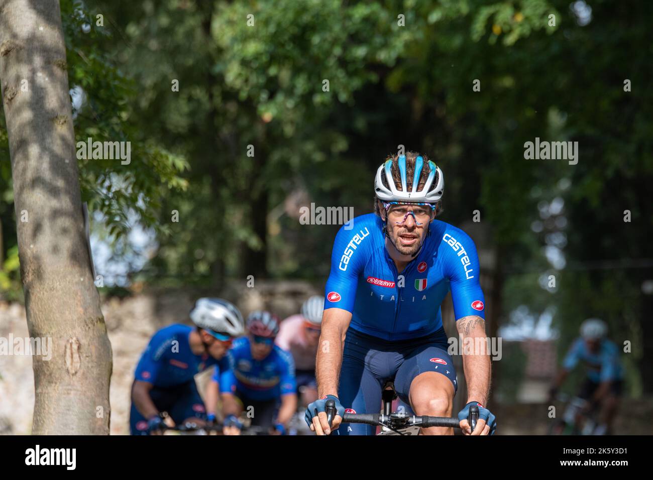 Daniel Oss (Italy) - Gravel World Championship 2022 Stock Photo - Alamy