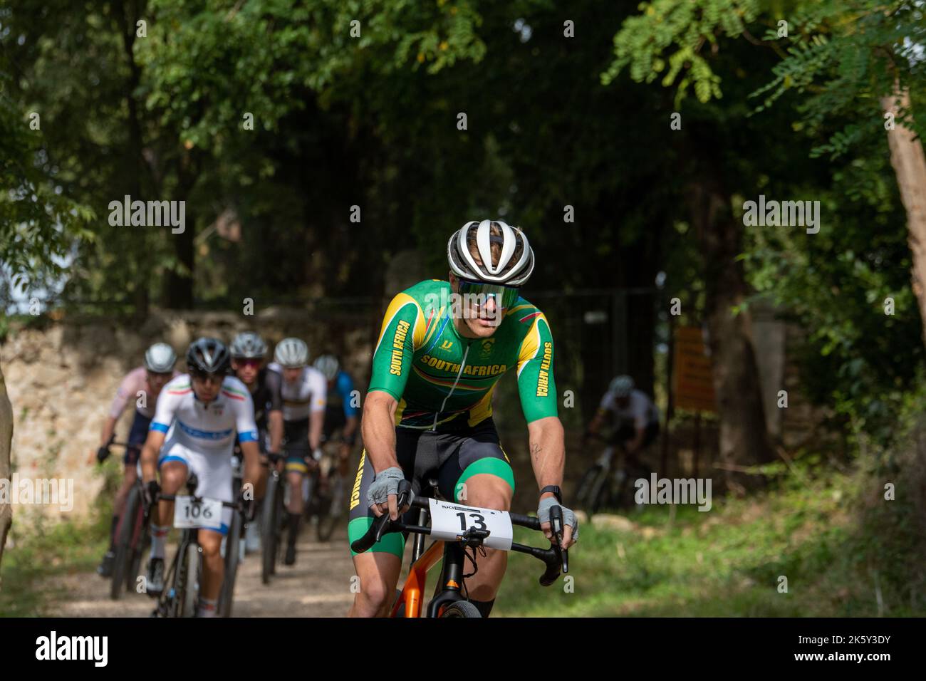 Travis Barret (South Africa) - Gravel World Championship 2022 Stock ...