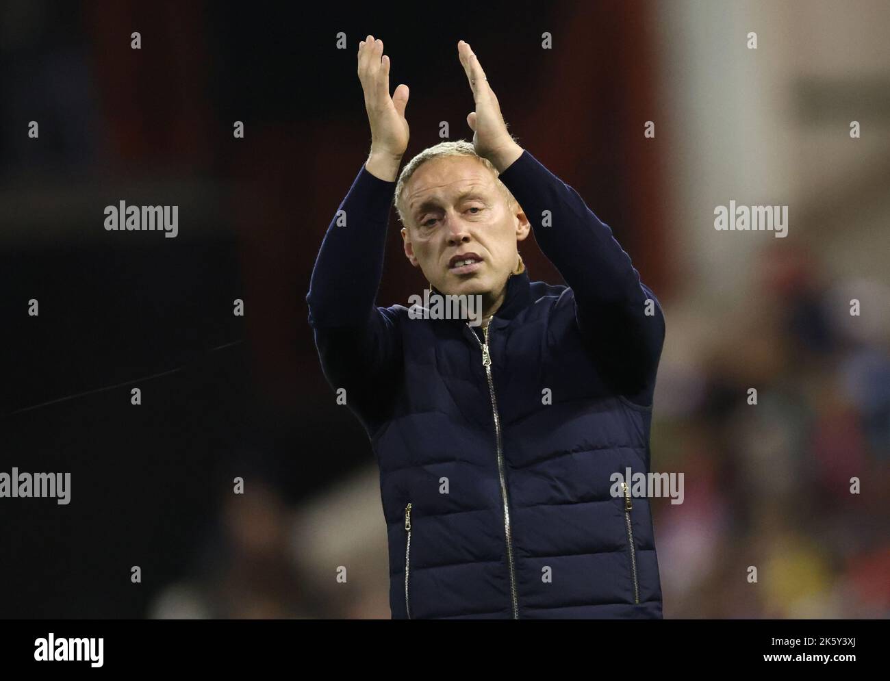Nottingham, England, 10th October 2022. Steve Cooper manager of ...