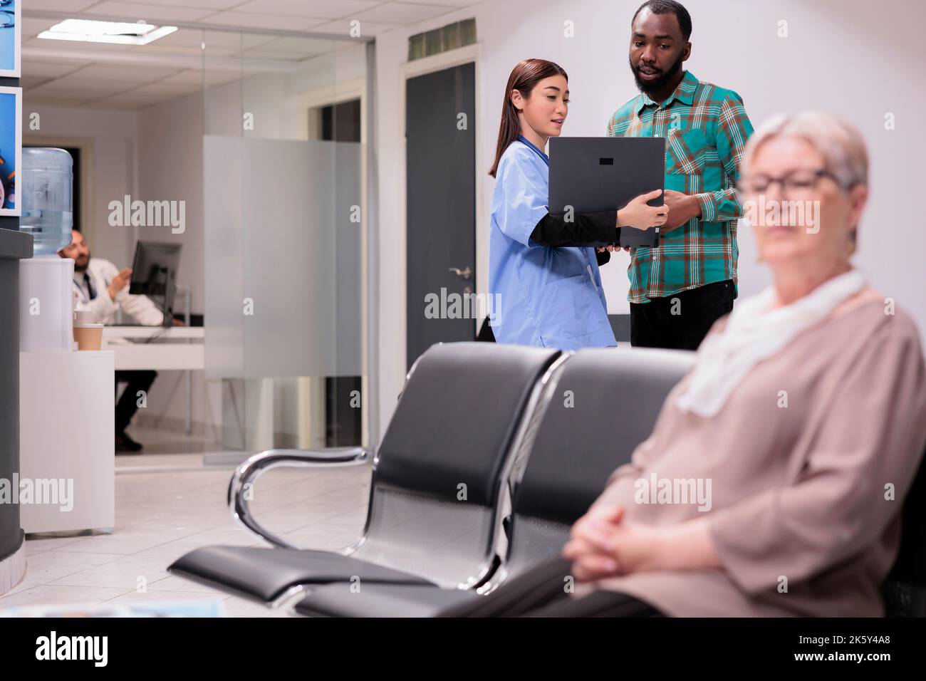 Clinic emergency medical department physician in charge searching for ...