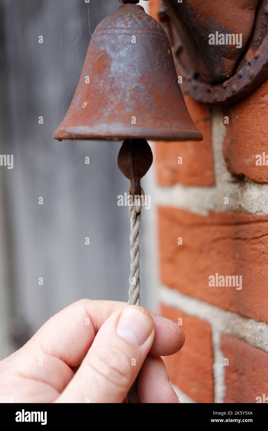 Classic cast iron doorbell hi-res stock photography and images - Alamy