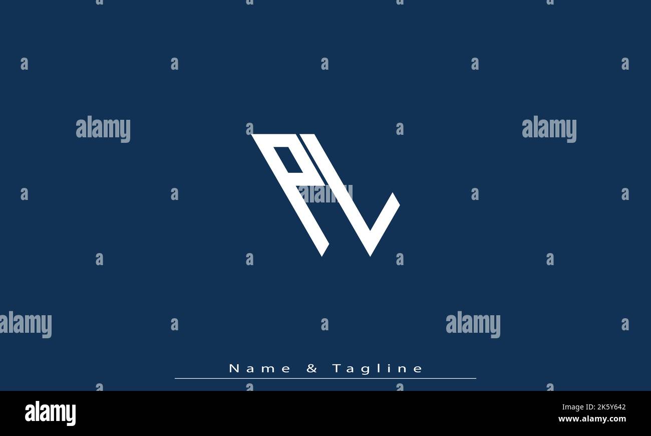 Alphabet letters Initials Monogram logo PL , LP Stock Vector Image ...