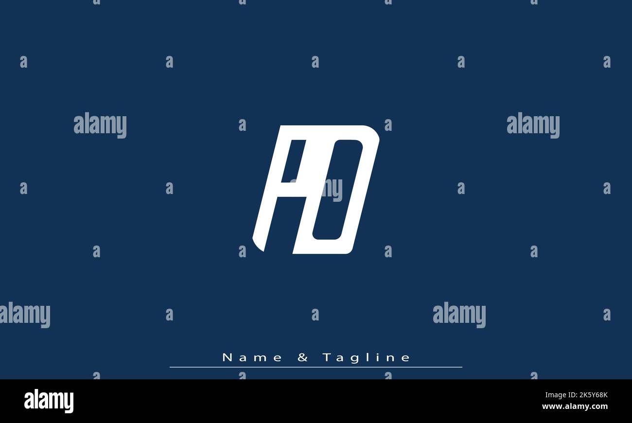 Alphabet letters Initials Monogram logo PO , OP Stock Vector Image ...