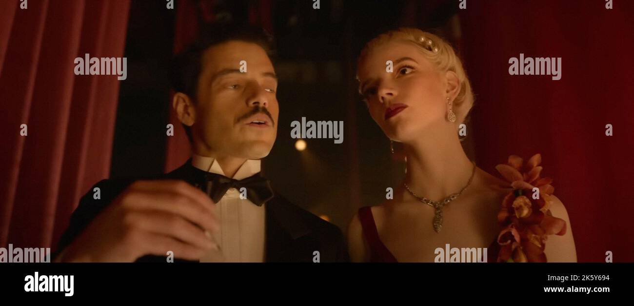 AMSTERDAM, from left: Rami Malek, Anya Taylor-Joy, 2022. © Walt Disney ...