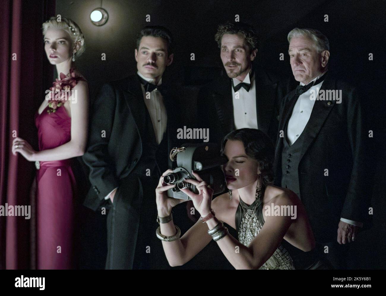 AMSTERDAM, from left: Anya Taylor-Joy, Rami Malek, Christian Bale ...