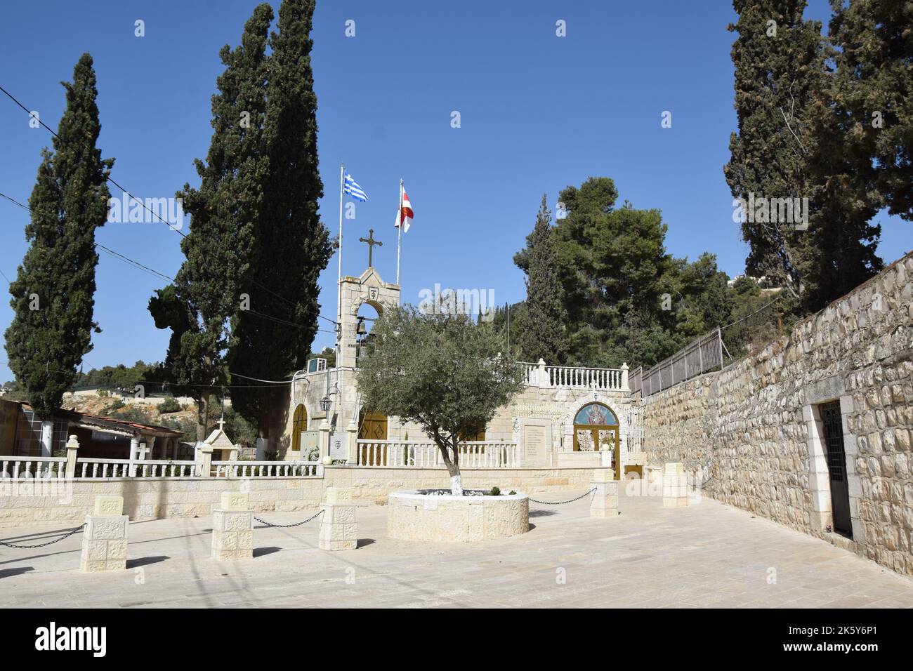 Tomb of the Virgin and Grotto of Gethsemane outside the City Walls of ...