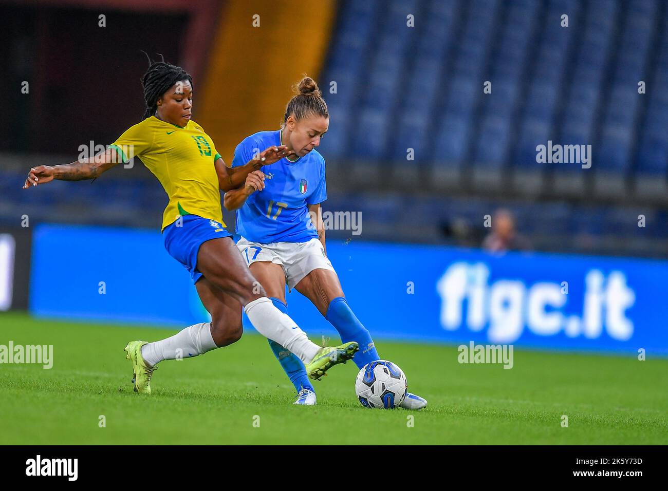 Genova, Italy. 10th Oct, 2022. Ludmila Da Silva (Brazil) - Lisa Boattin ... Genova, Italy. 10th Oct, 2022. Ludmila Da Silva (Brazil) - Lisa Boattin ...