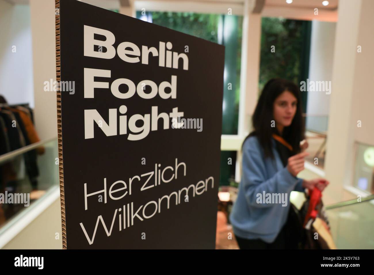 Berlin, Germany. 10th Oct, 2022. View of the logo of the industry event ...