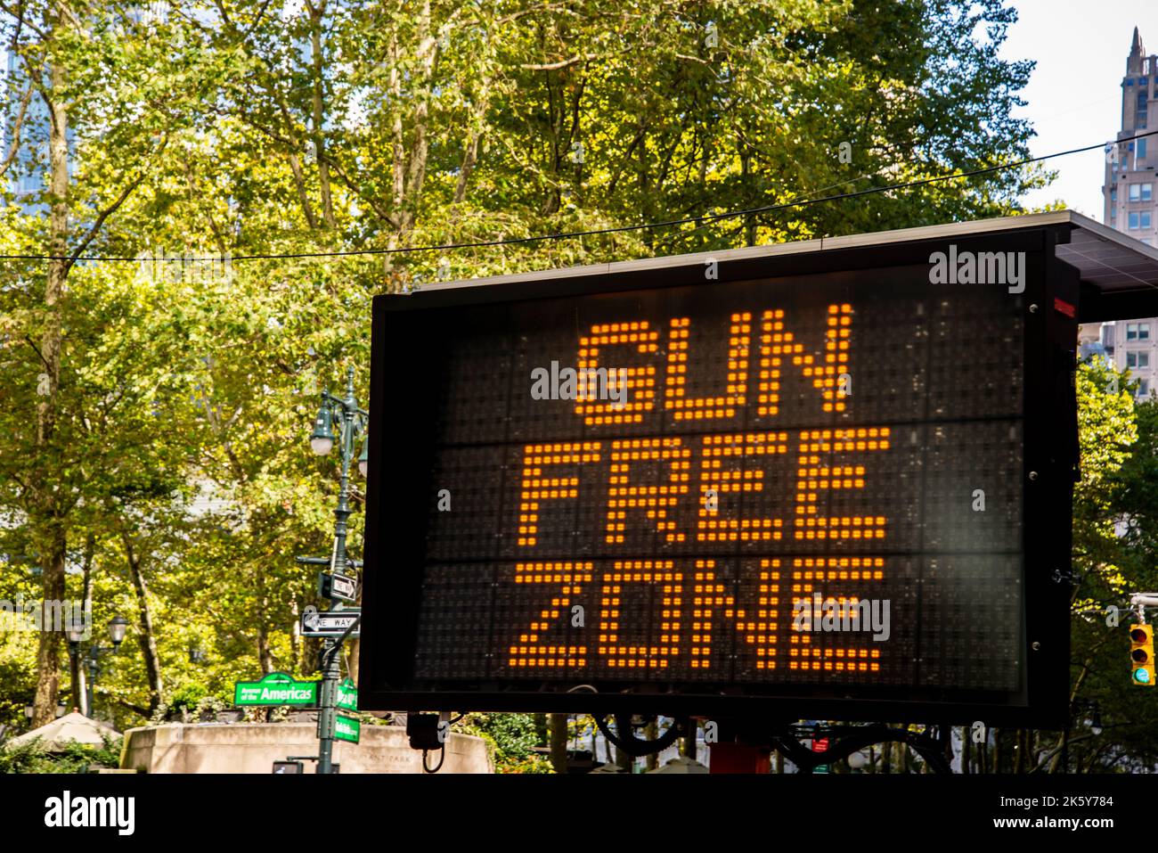 Led signs in the city Stock Photo - Alamy