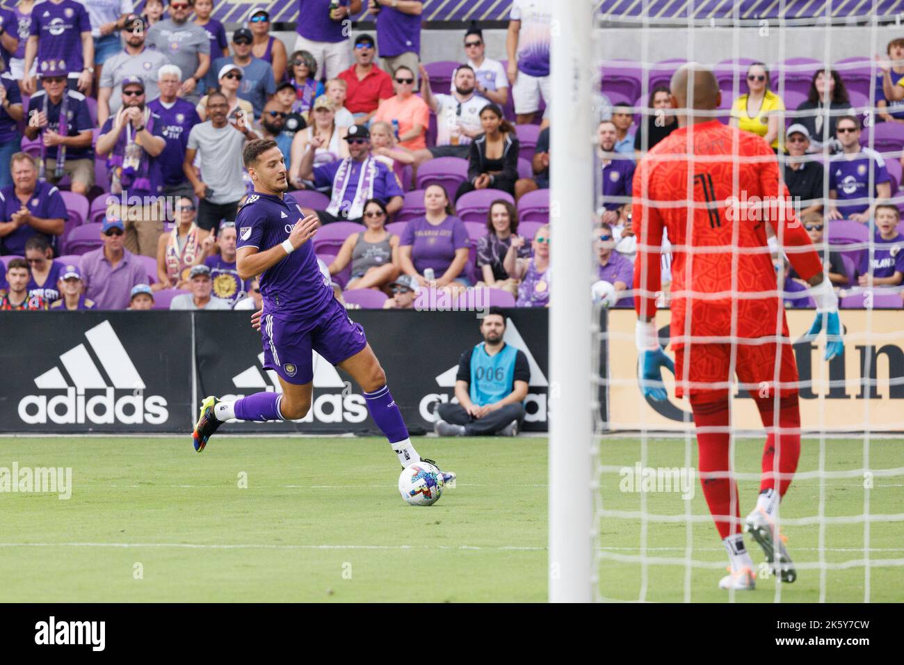 ORLANDO, FL - OCTOBER 9: Match between Orlando City and Columbus Crew ...