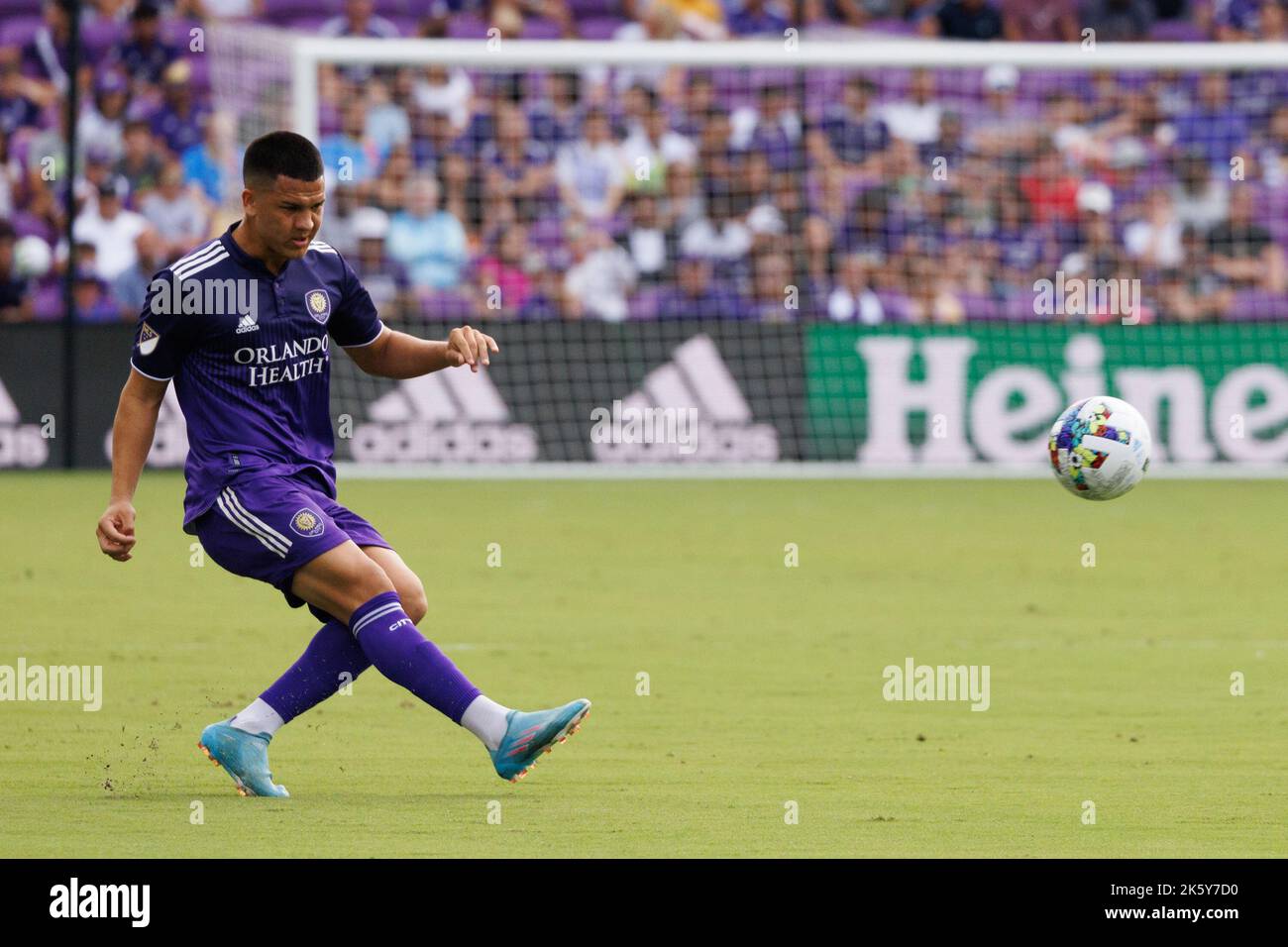 ORLANDO, FL - OCTOBER 9: Match between Orlando City and Columbus Crew ...