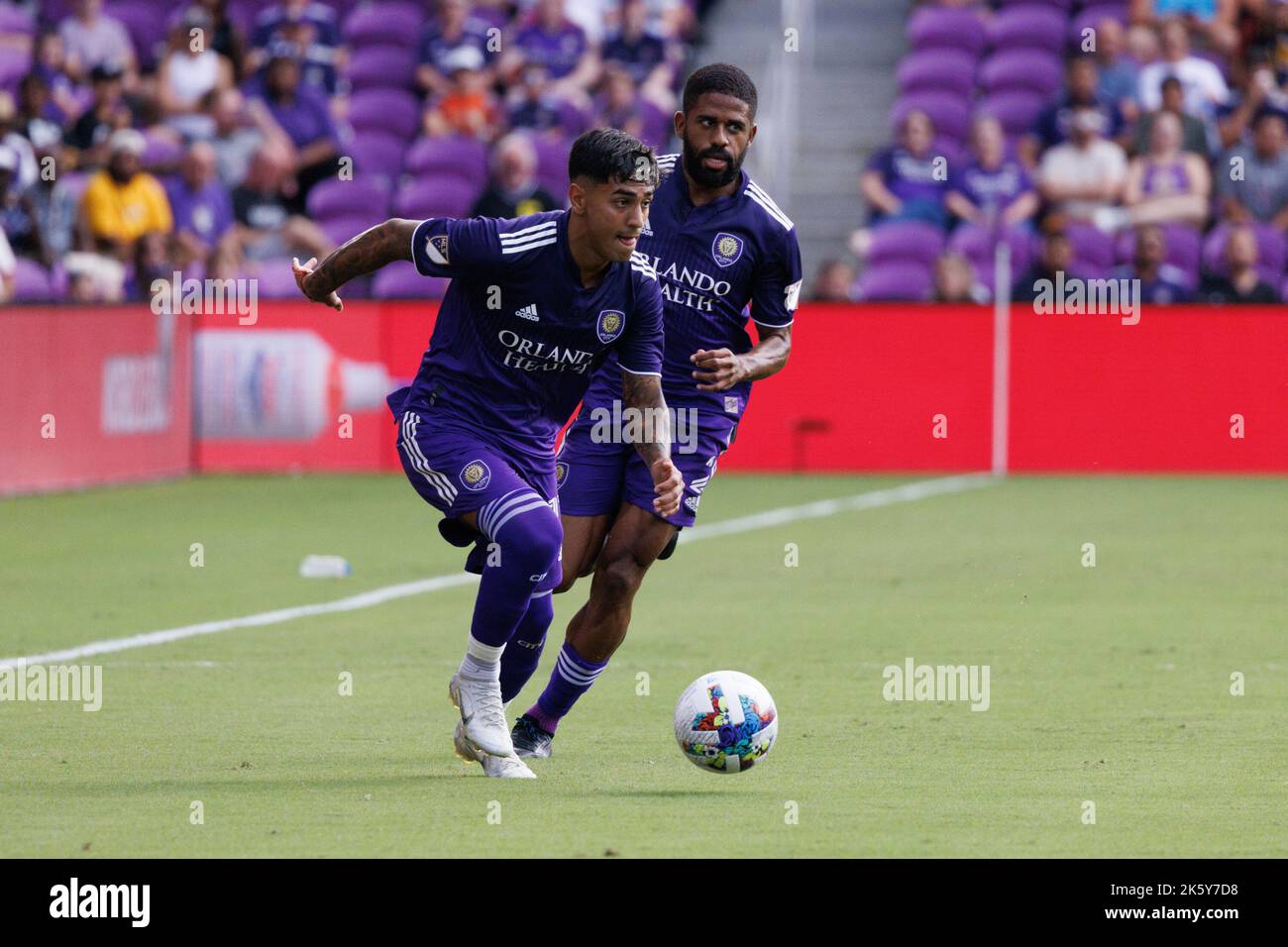ORLANDO, FL - OCTOBER 9: Match between Orlando City and Columbus Crew ...