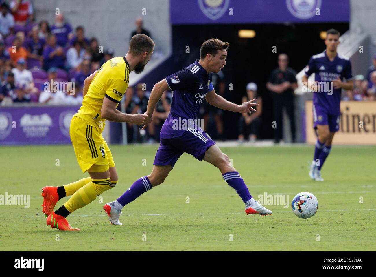 ORLANDO, FL - OCTOBER 9: Match between Orlando City and Columbus Crew ...