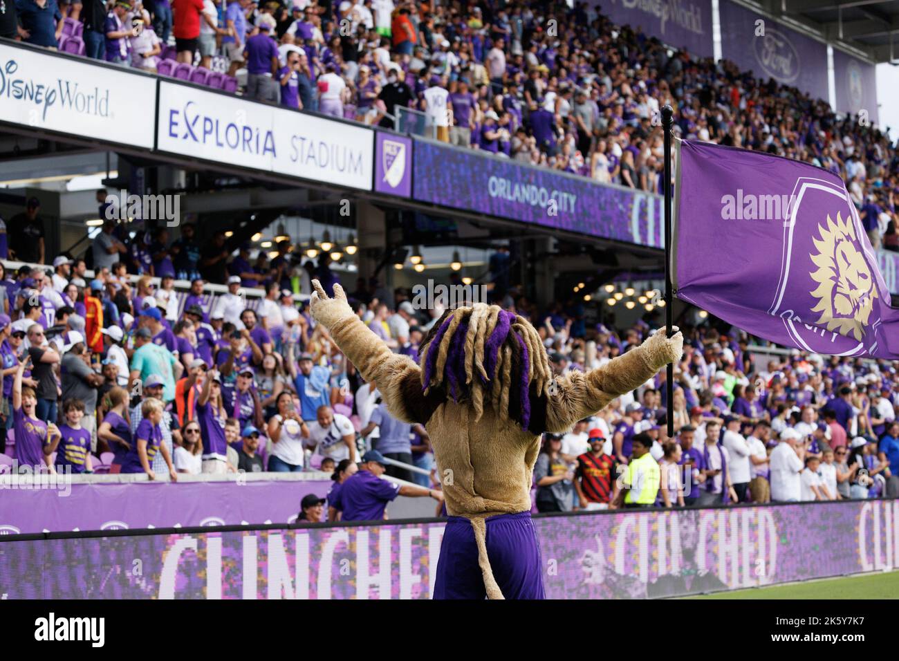 ORLANDO, FL - OCTOBER 9: Match between Orlando City and Columbus Crew ...