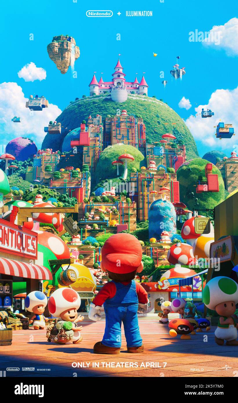 THE SUPER MARIO BROS FILM, US advance poster, 2023. © Universal ...