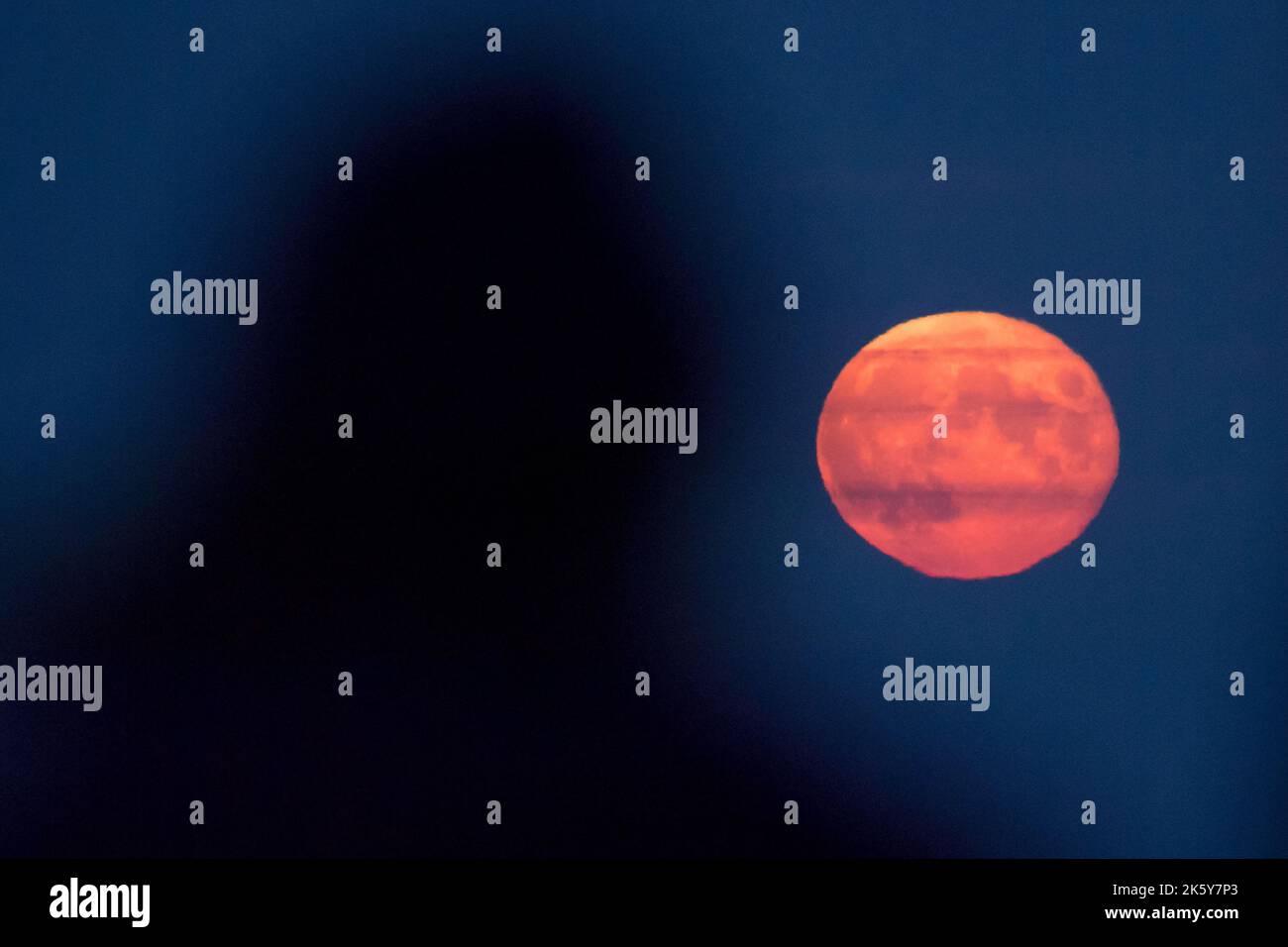 Full moon over baltic sea hi-res stock photography and images - Alamy