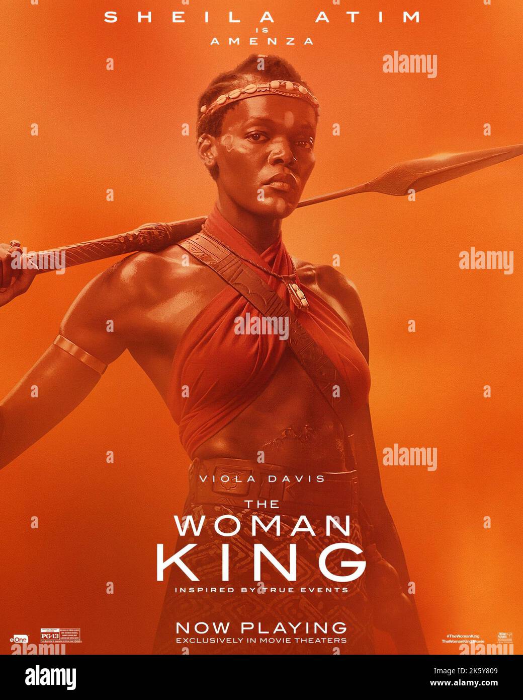 THE WOMAN KING, US character poster, Sheila Atim, 2022. © TriStar ...