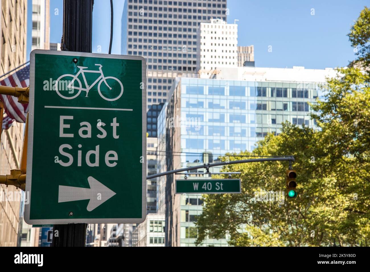 Road signs in the city Stock Photo - Alamy