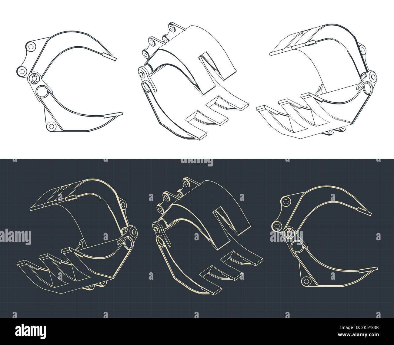 Grab lorry Stock Vector Images - Alamy