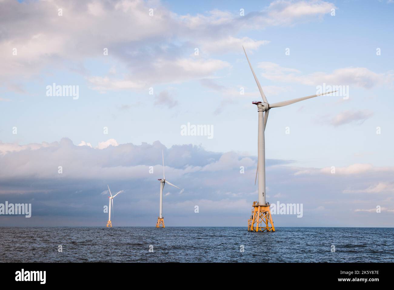 Off shore wind turbines in the North Atlantic for alternative energy ...