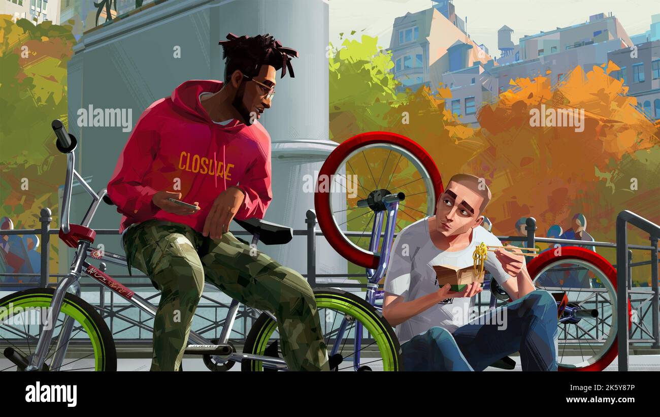 ENTERGALACTIC, from left: Jabari (voice: Kid Cudi), Jimmy (voice ...