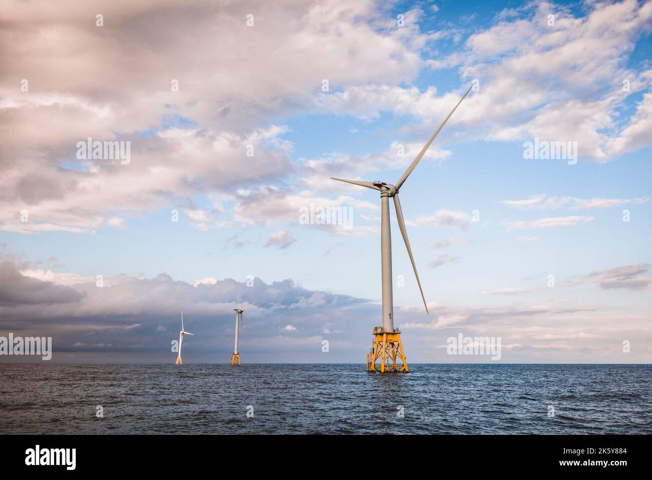 Offshore wind farm block island hi-res stock photography and images - Alamy