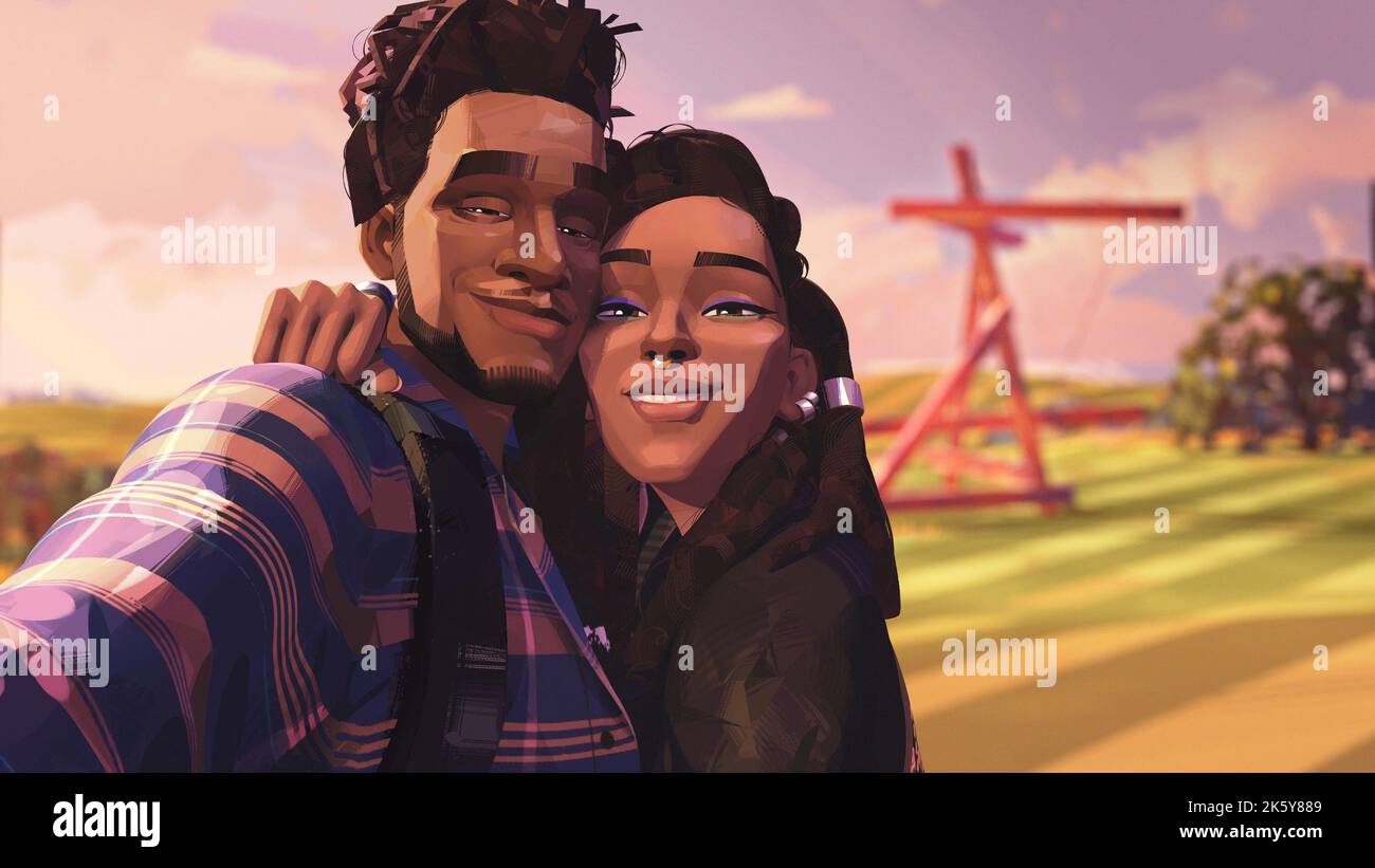 ENTERGALACTIC, from left: Jabari (voice: Kid Cudi), Meadow (voice ...