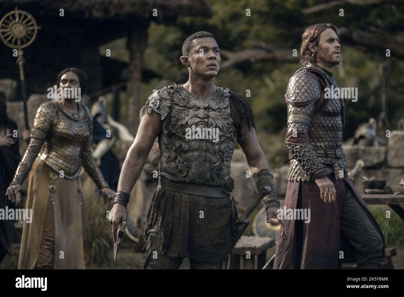 THE LORD OF THE RINGS: THE RINGS OF POWER, from left: Cynthia Addai ...