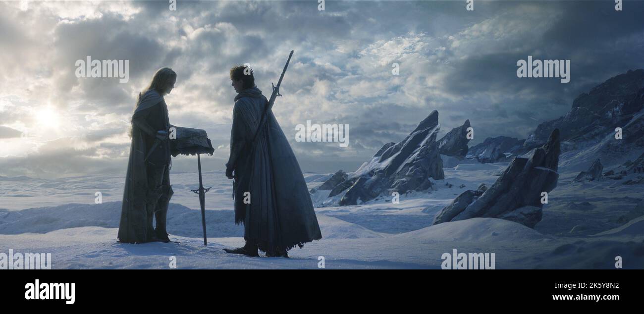 THE LORD OF THE RINGS: THE RINGS OF POWER, from left: Morfydd Clark ...