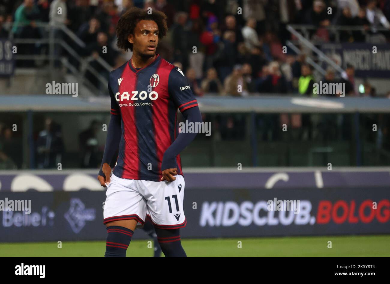 Joshua Zirkzee (Bologna f.c.) during the Italian Football Championship ...