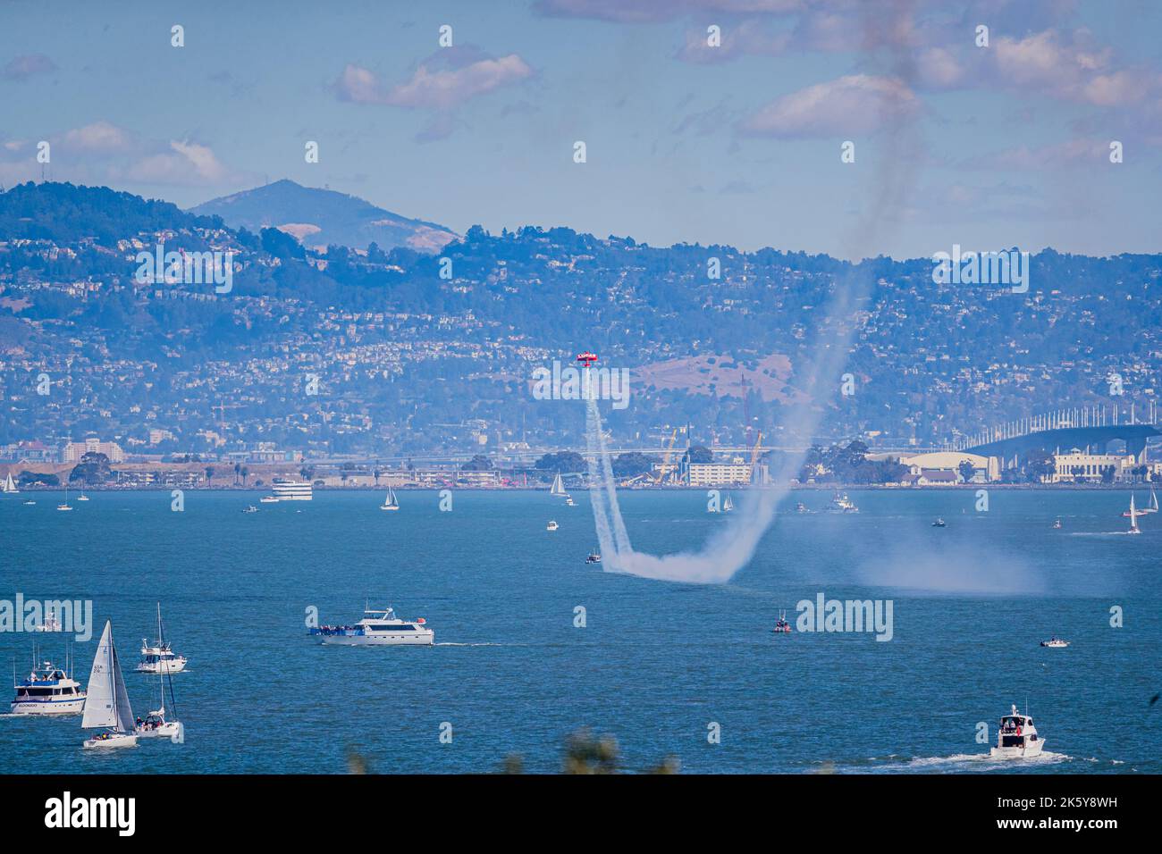 Lucas Oil Biplane - Fleet Week San Francisco - Toby Harriman Stock ...