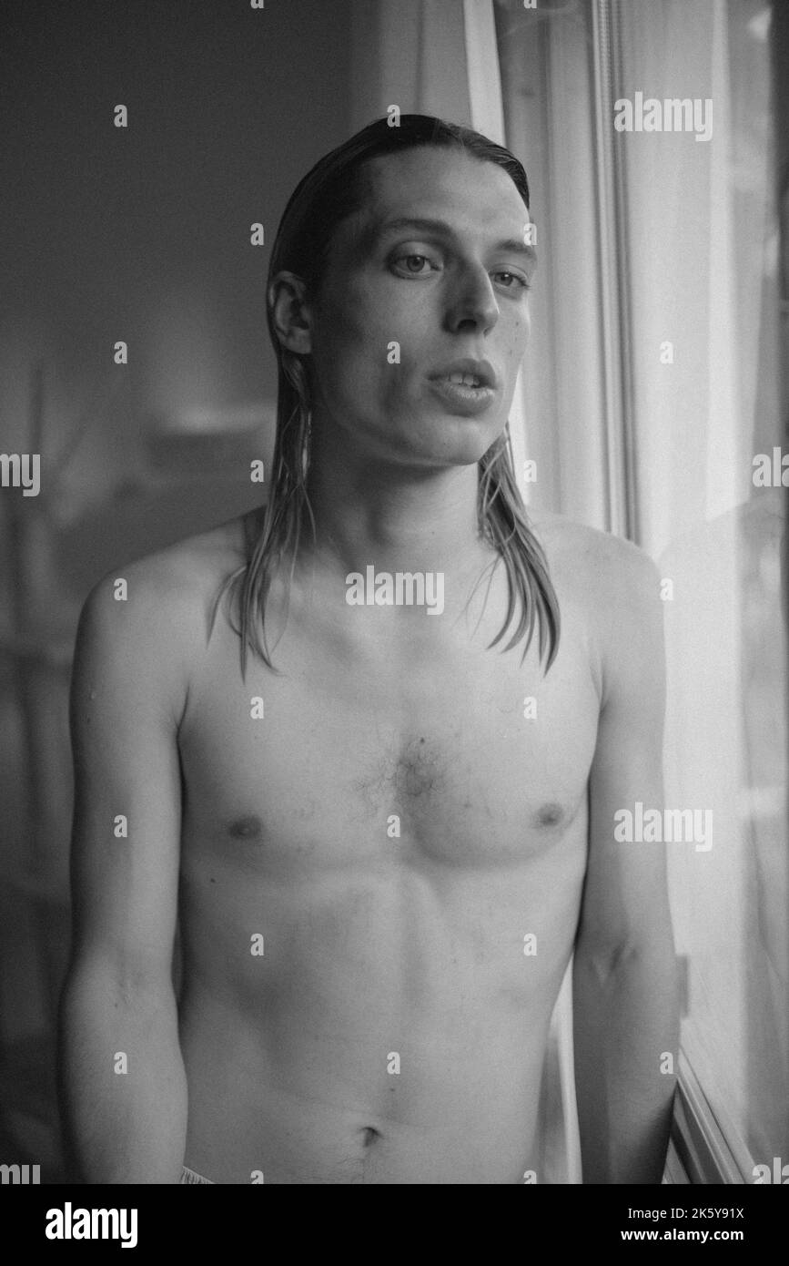 Male model in barcelona fashion hi-res stock photography and images - Alamy