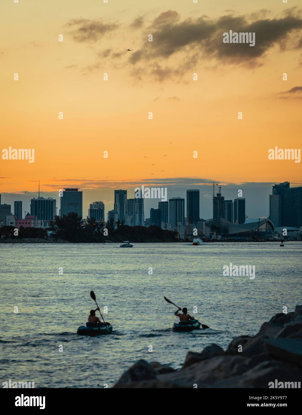 South beach kayak miami hi-res stock photography and images - Alamy