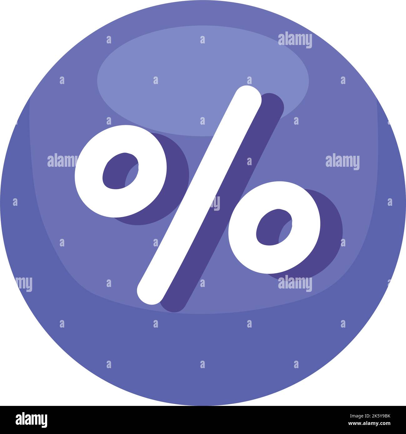 percent symbol in button Stock Vector Image & Art - Alamy